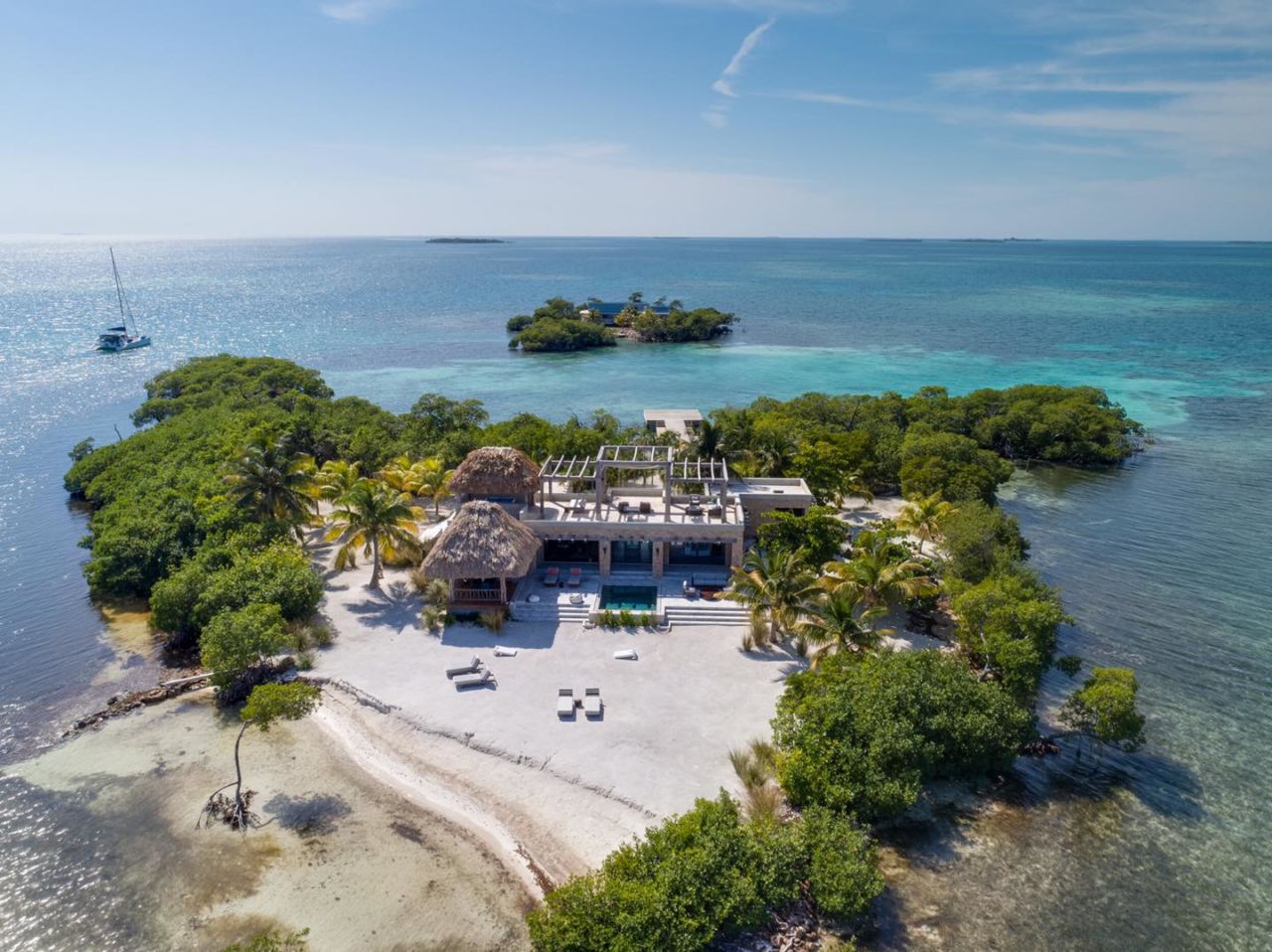 Conoce la única isla privada solo para una pareja en Belice